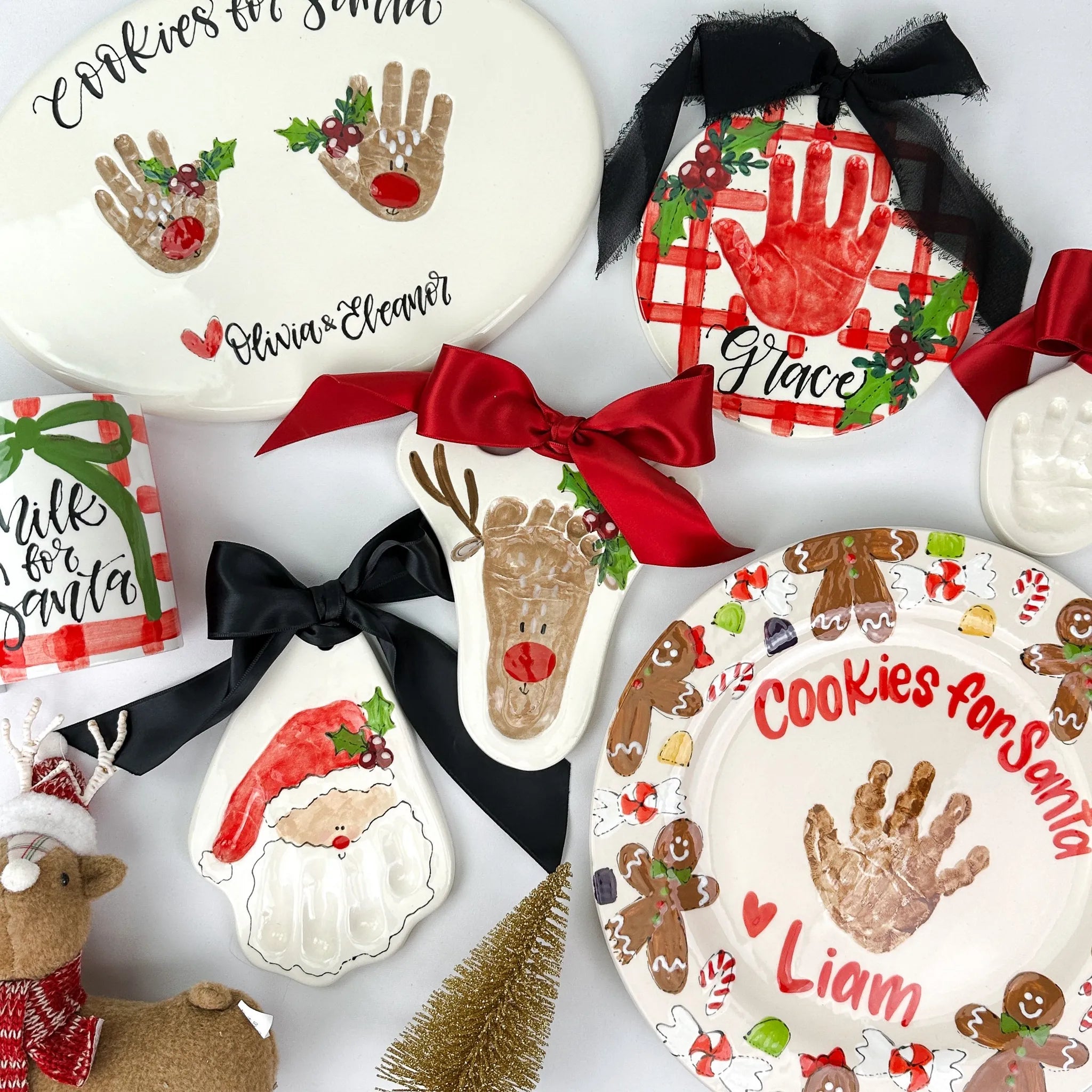 Christmas Handprint Art Keepsakes | Unique Christmas Gifts | Baby's ...