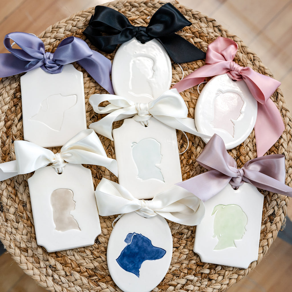 Silhouette Clay Ornament | Holiday Keepsakes for Babies and Children ...