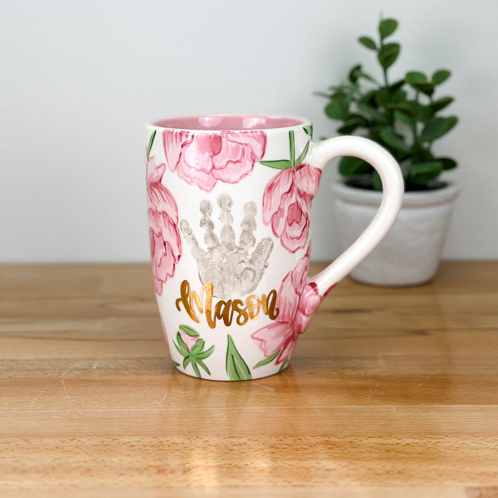Hydrangea Mug | Handprint Art Keepsakes | Gifts for the Southern Mom ...