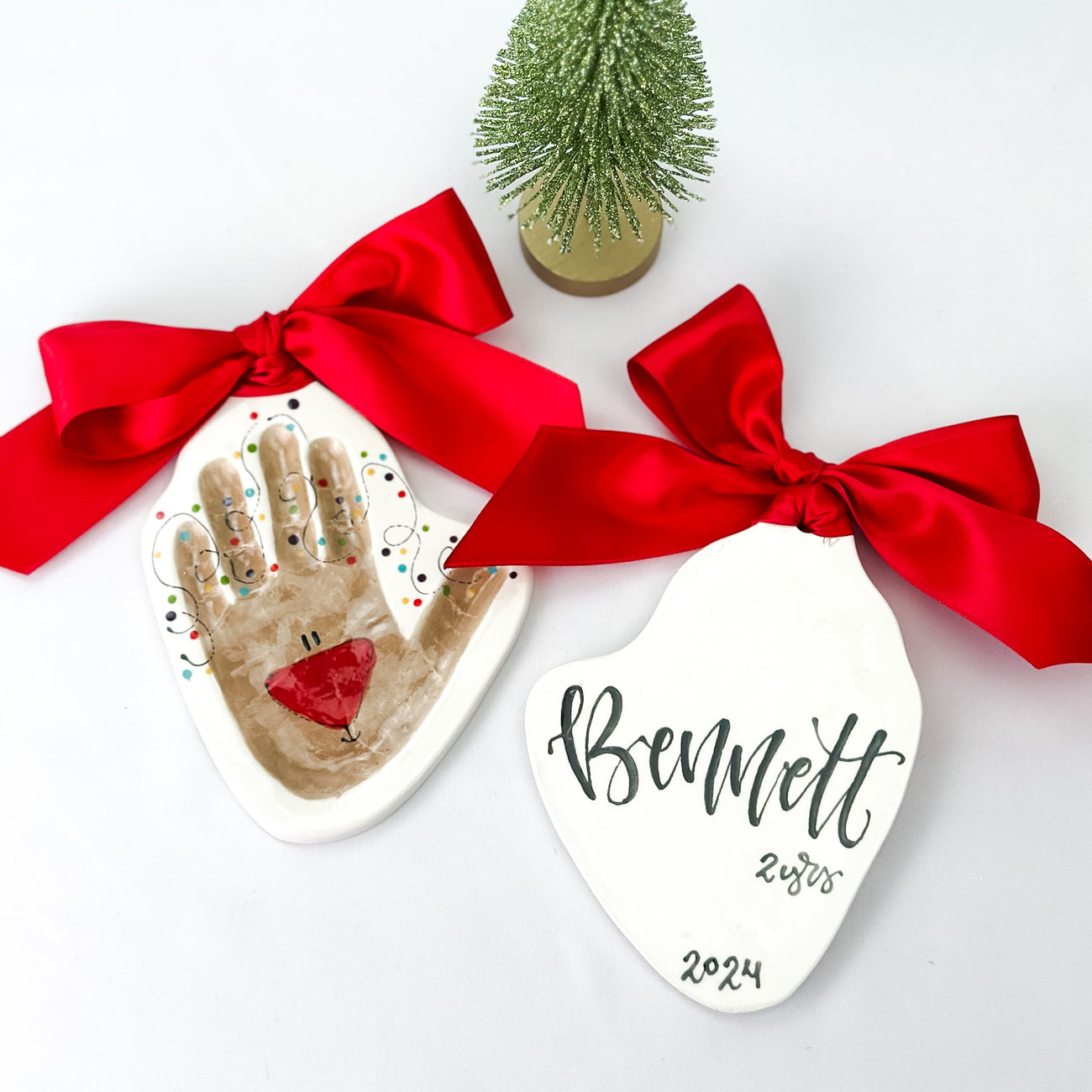 Christmas Handprint Art Keepsakes | Unique Christmas Gifts | Baby's ...