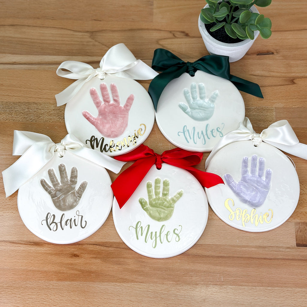 Classic 6" Clay Ornament | Holiday Keepsakes for Babies and Children ...